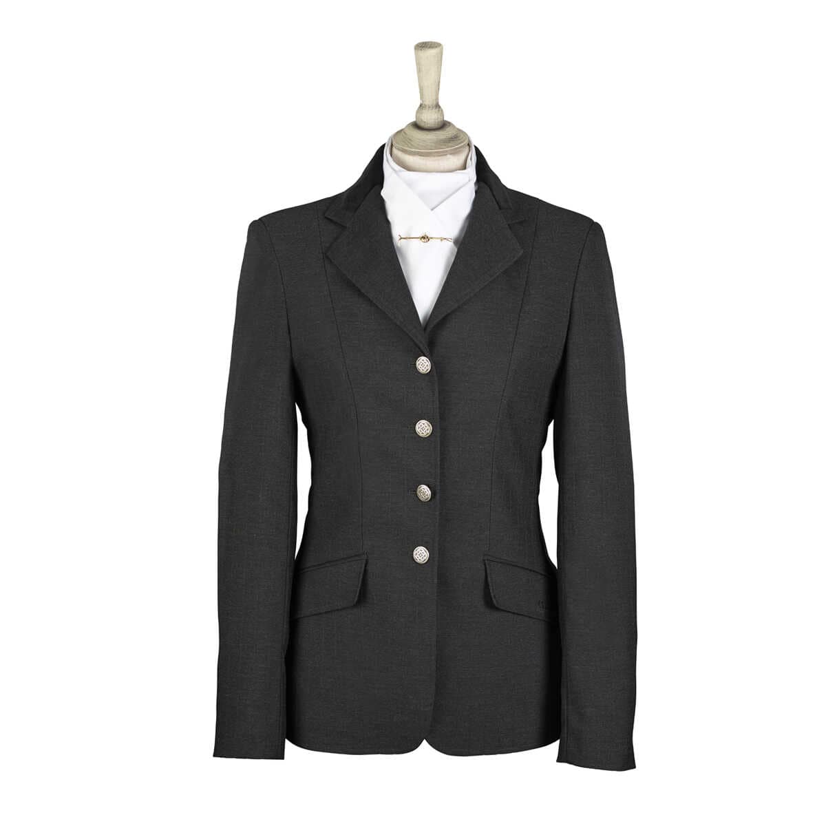 Caldene Claremont Womens Show Jacket Black | CJ Puddy Saddlery
