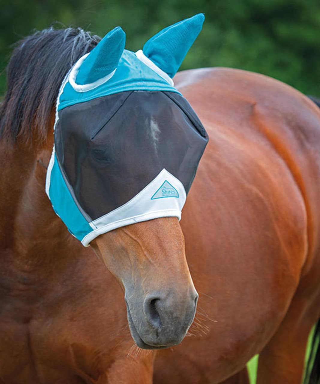 Shires Fine Mesh Fly Mask with Ears | CJ Puddy Saddlery